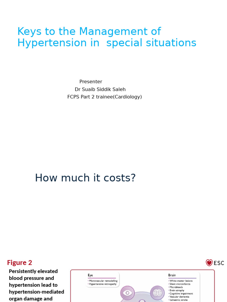 Hypertension Management in Special Cases | PDF | Hypertension | Blood ...