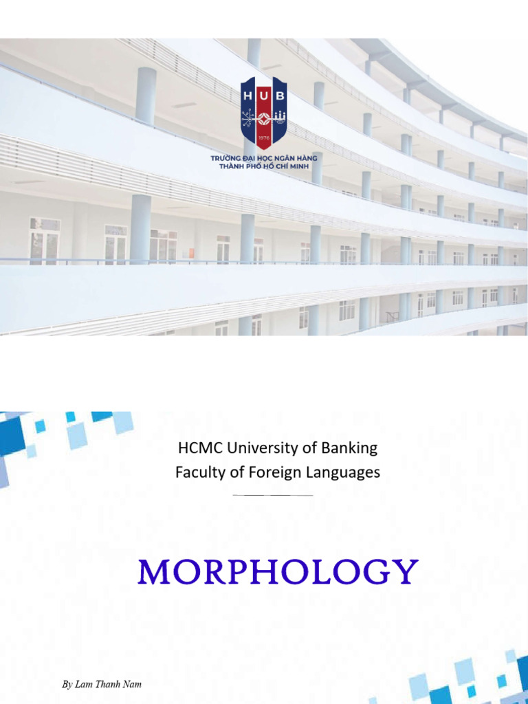 Hinh Thai Hoc | PDF | Morphology (Linguistics) | Word