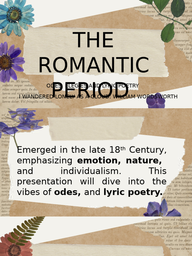 Seal Week 9 10 | PDF | Victorian Literature | Poetry