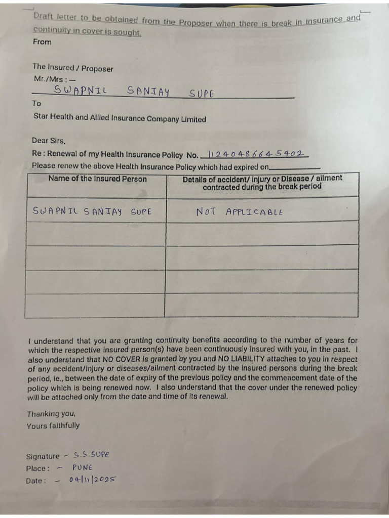 Draft Letter | PDF