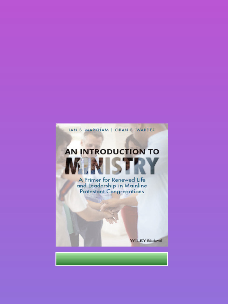 An Introduction To Ministry A Primer For Renewed Life And Leadership In ...
