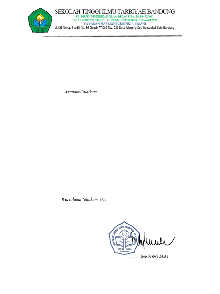 Peringatan Maulid Nabi di STIT Bandung | PDF