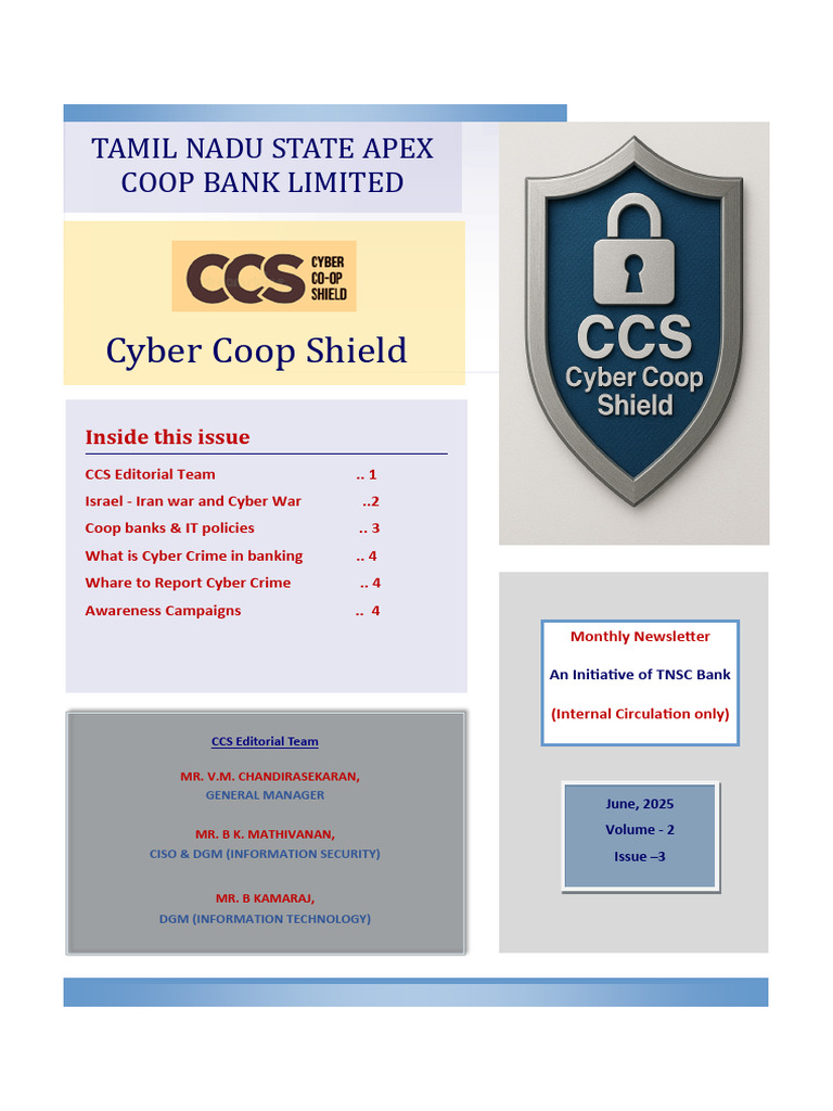 Cyber Security Audit for Cooperative Banks | PDF | Security | Computer ...