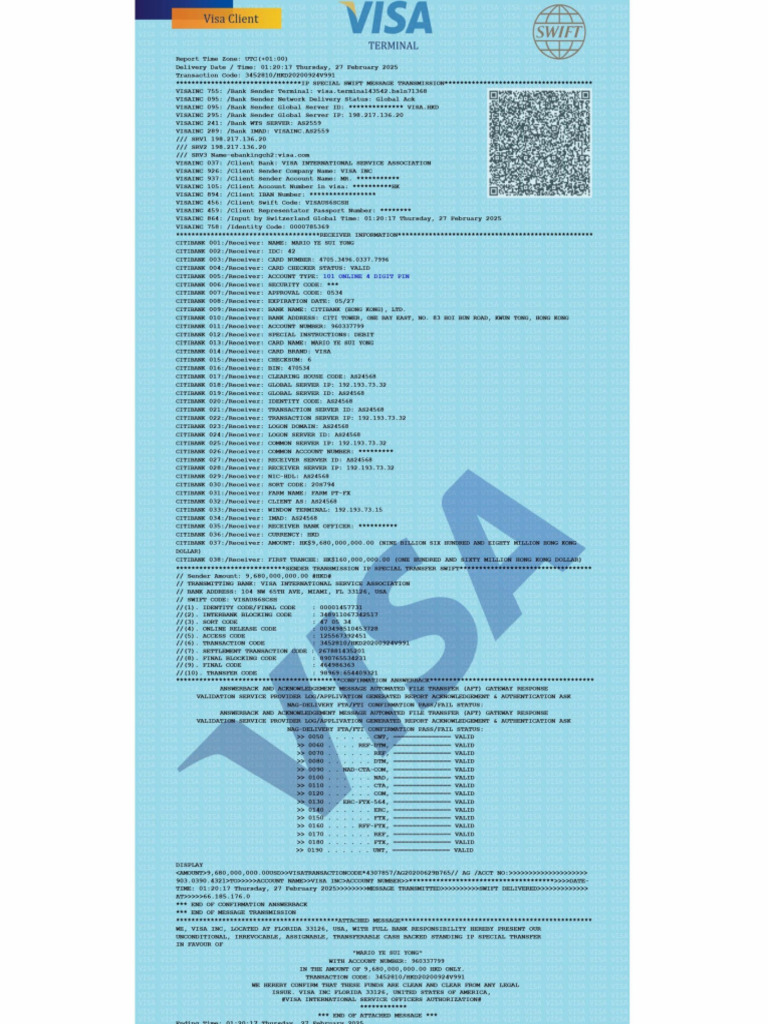 Visa Statement | PDF