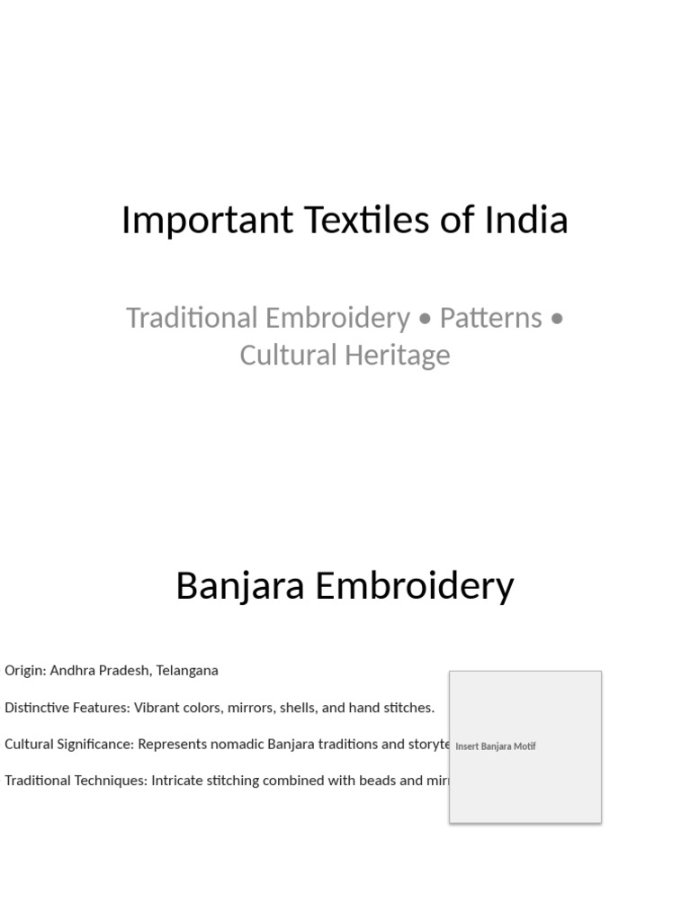 Important Textiles of India Final With Kullu Shawls | PDF | Textile ...