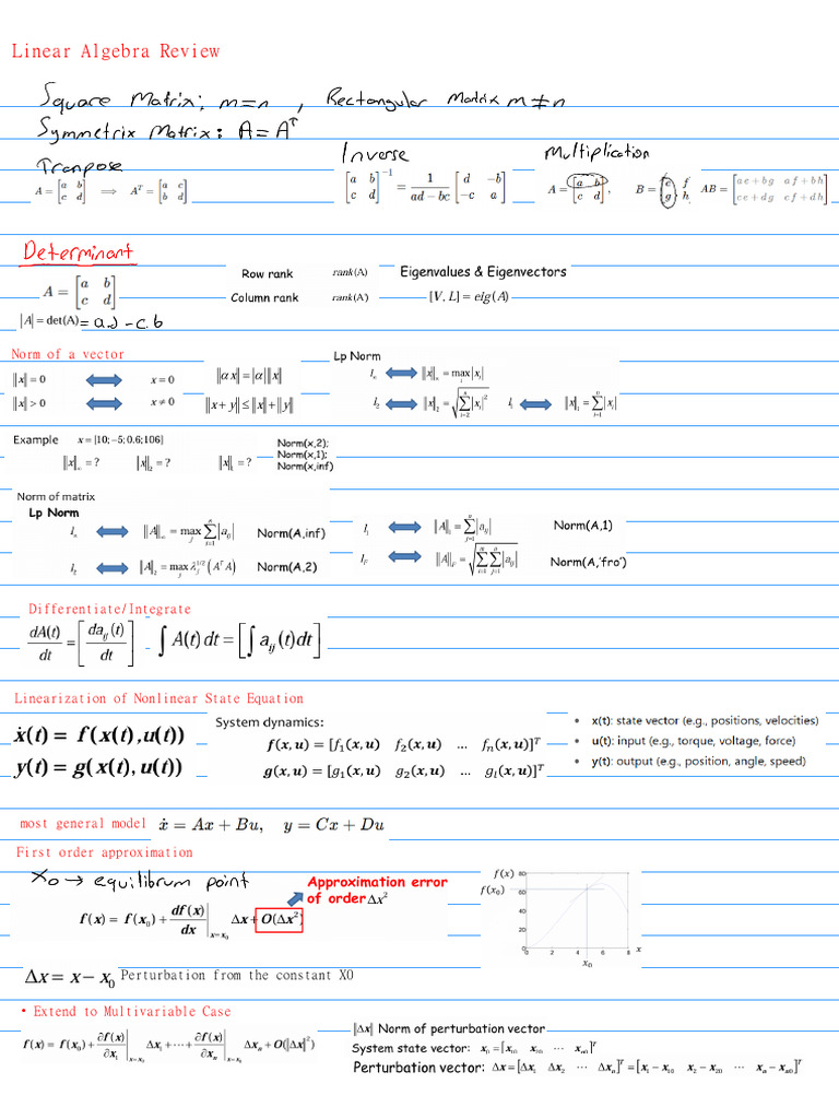 Linearization Annotated | PDF
