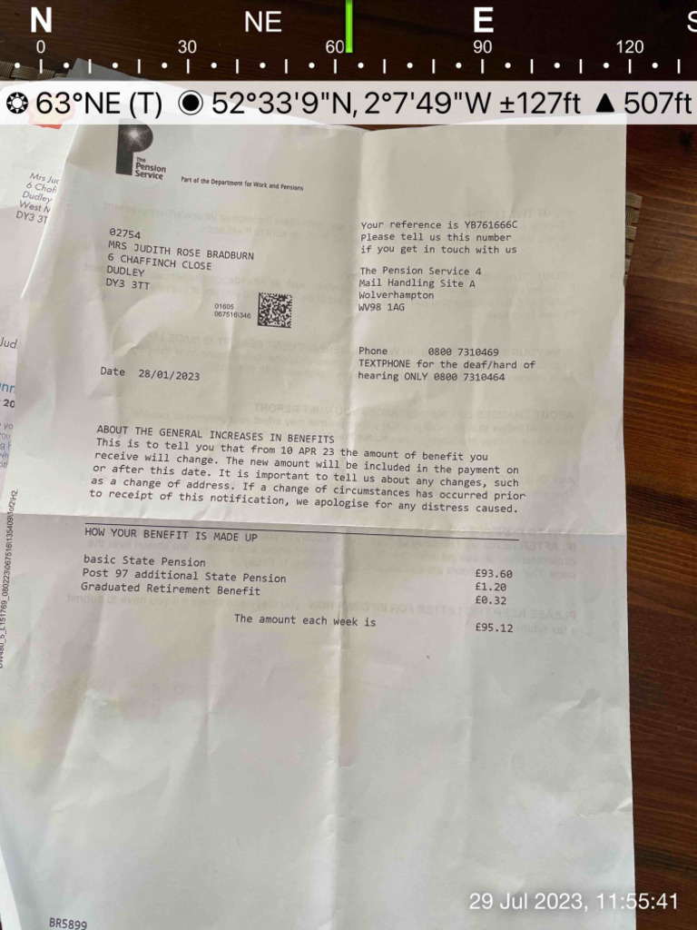Pension Letter | PDF