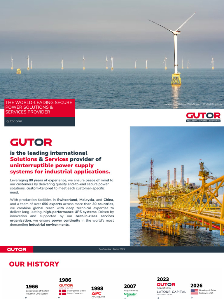 Gutor: Leading Secure Power Solutions | PDF | Power Inverter | Rectifier