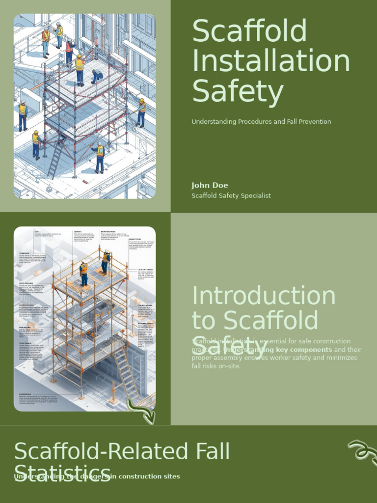 Scaffold Safety: Installation & Fall Prevention | PDF | Scaffolding ...
