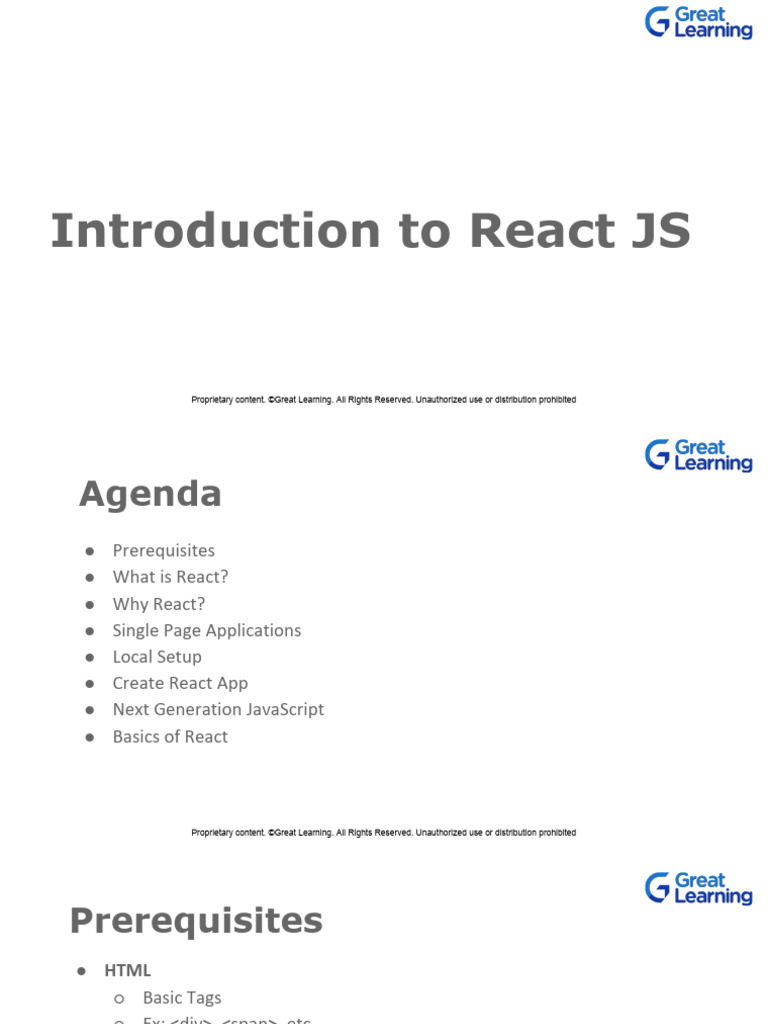 React JS.pdf | PDF | Document Object Model | Java Script