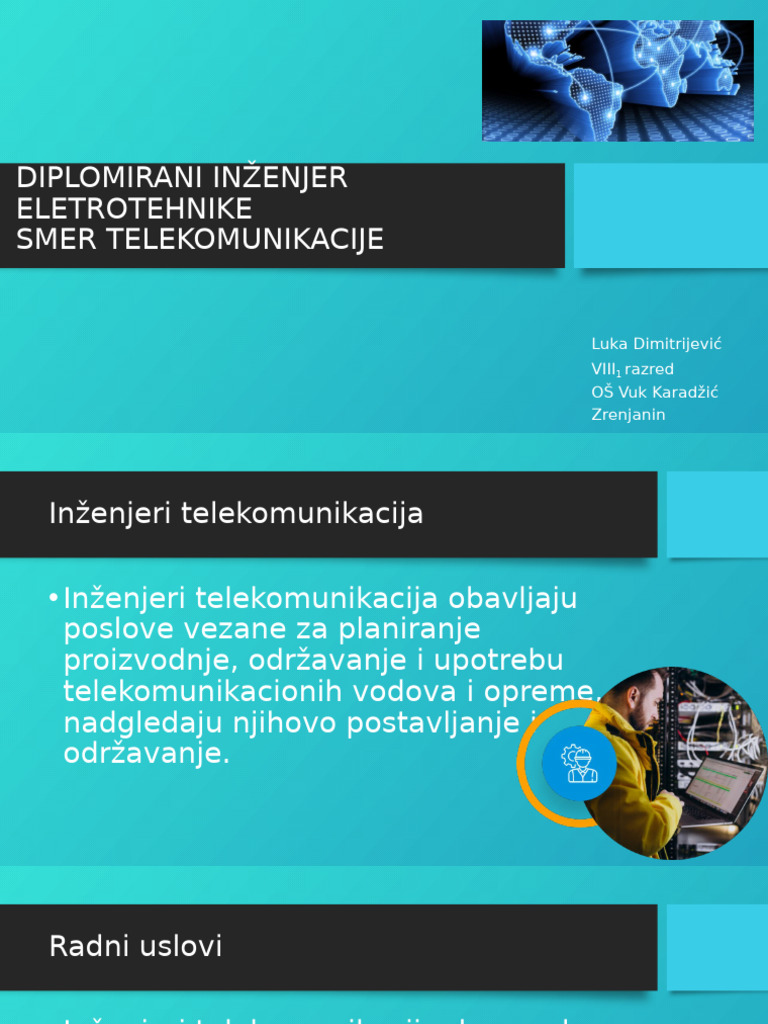 Luka Dimitrijevic Telekomunikacije | PDF