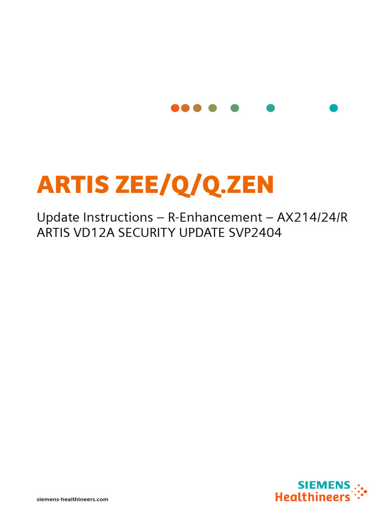 Artis Zee/Q/Q.Zen: Update Instructions - R-Enhancement - AX214/24/R ...