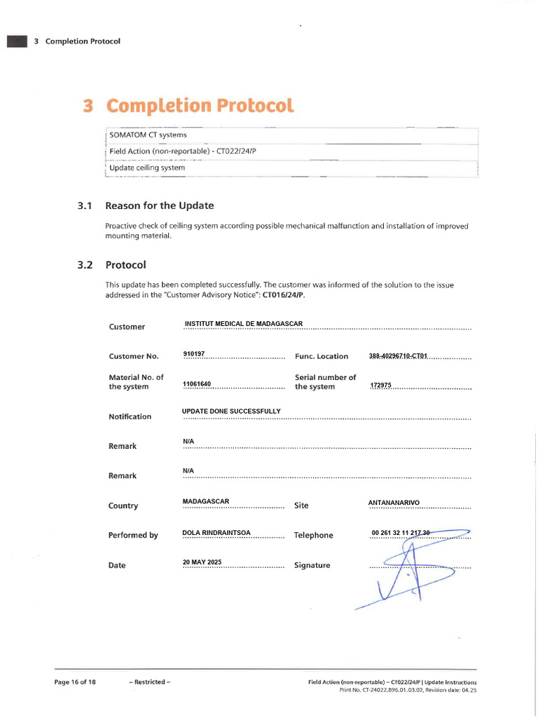 CT Completion | PDF
