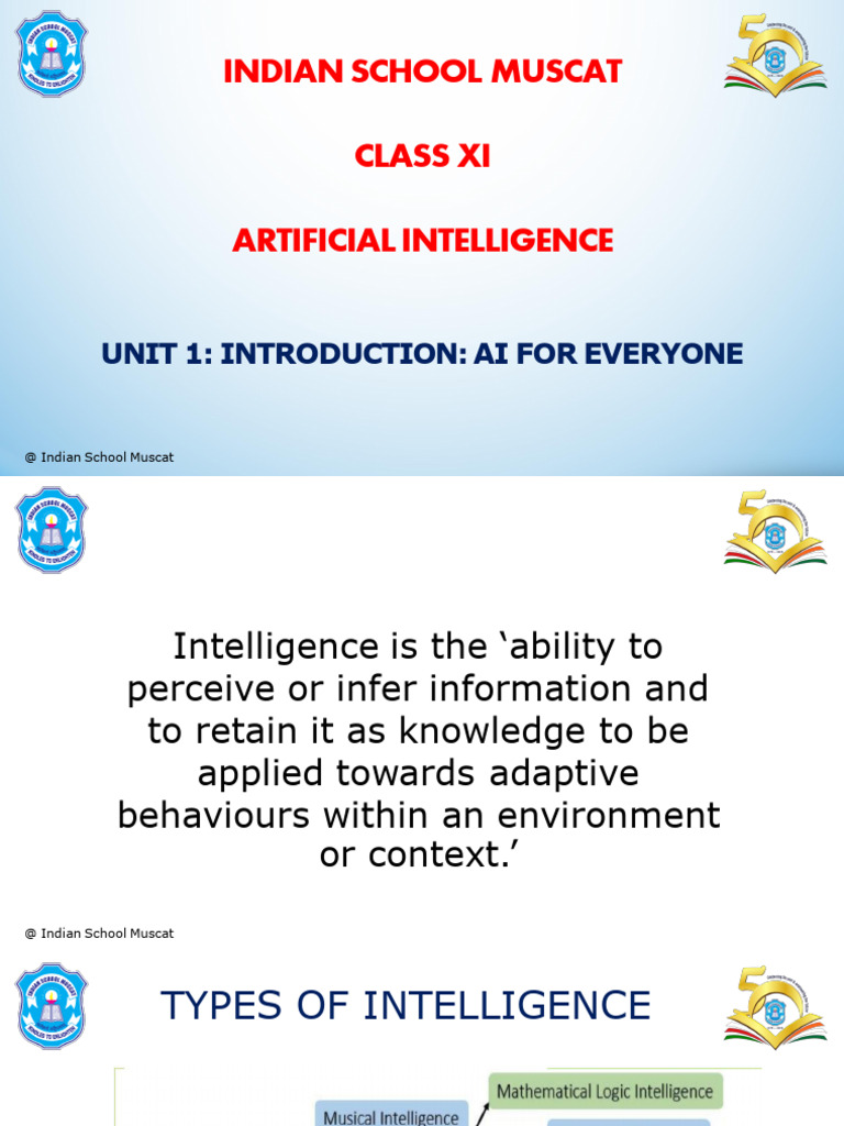 Unit 1 Introduction Ai For Everyone Pdf Artificial Intelligence