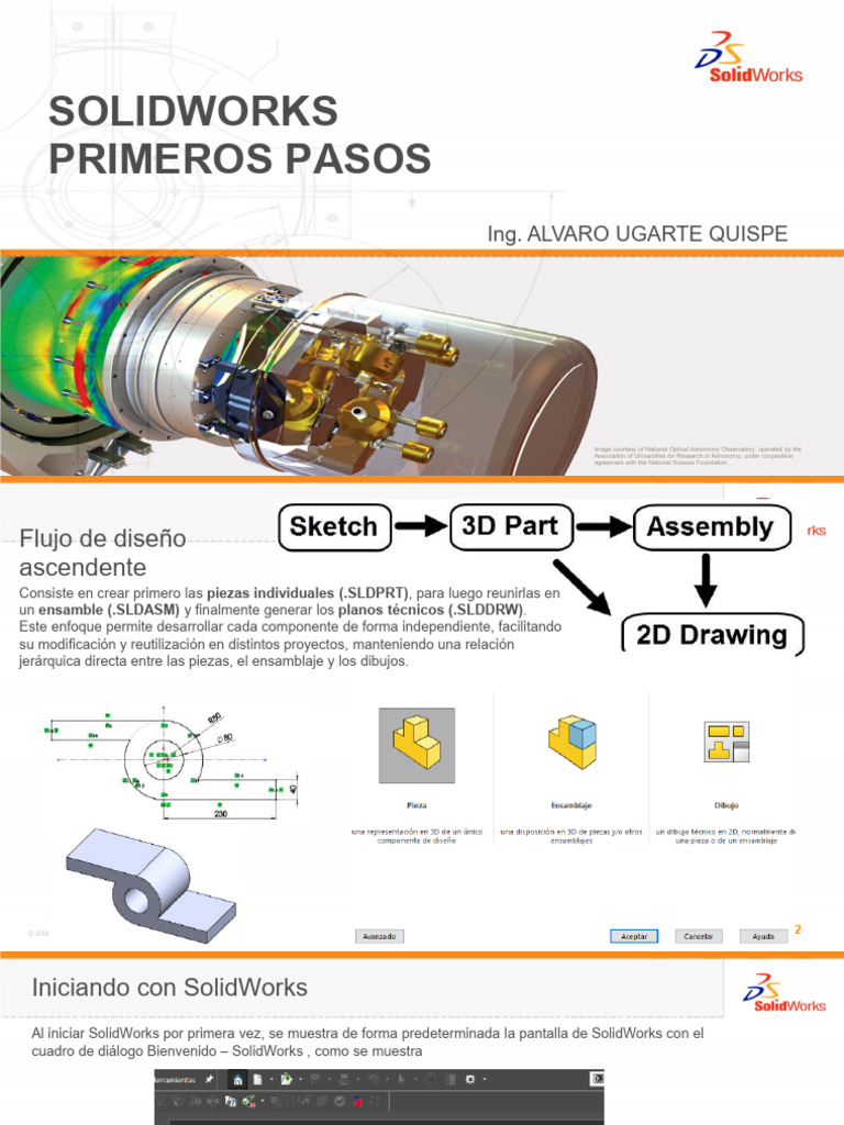 Solidworks Primeros Pasos | PDF | Software | Ventana (informática)