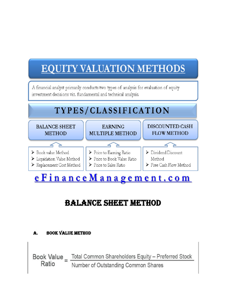Equity Valuation (1) | PDF | Free Cash Flow | Valuation (Finance)