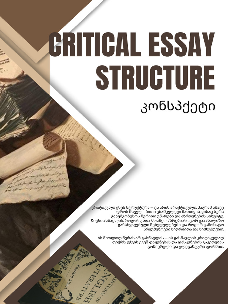 Critical Essay Structure | PDF