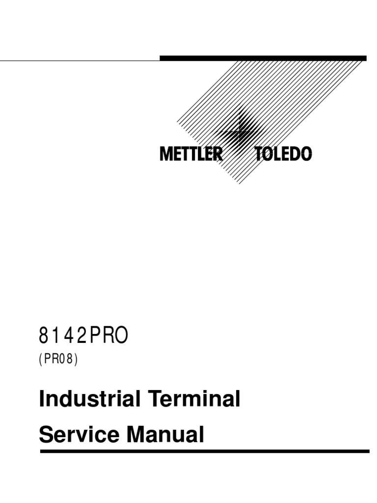 Toledo 8142 Pro | PDF | Manufactured Goods | Electrical Engineering