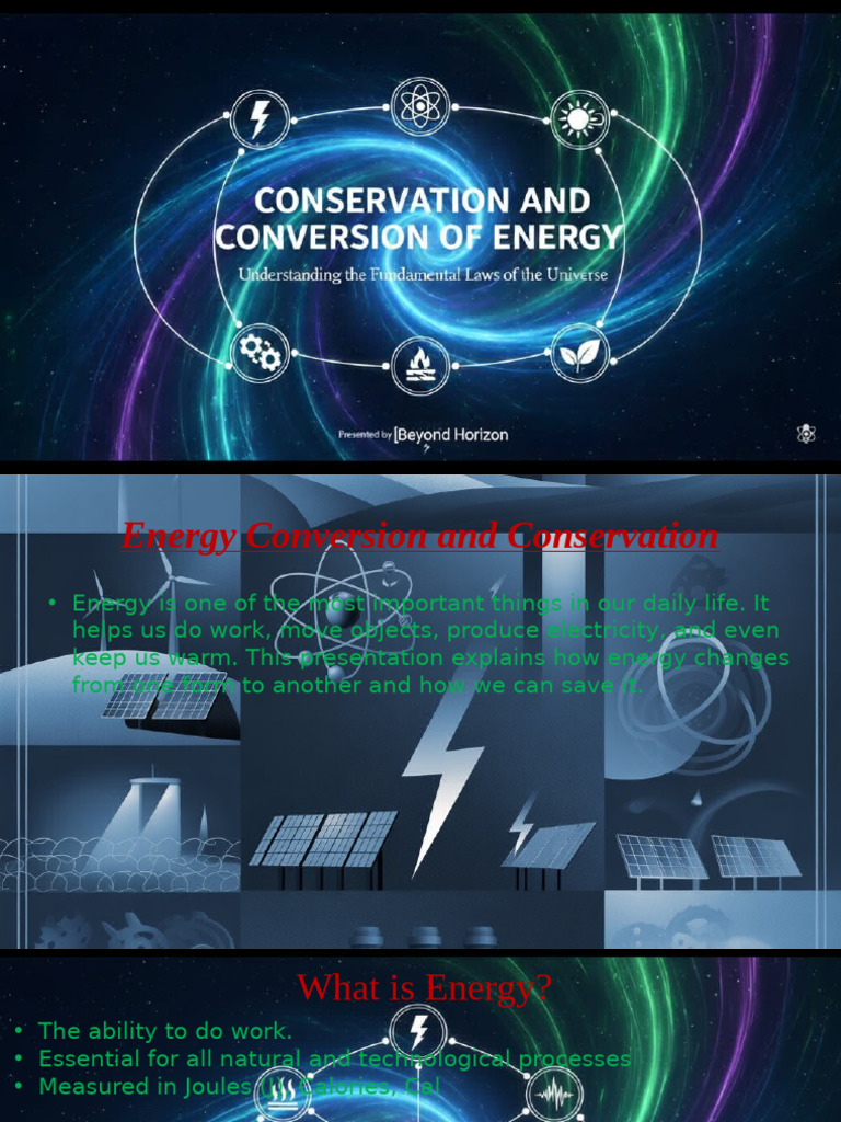 Physics Presentation | PDF | Energy Conservation | Efficient Energy Use