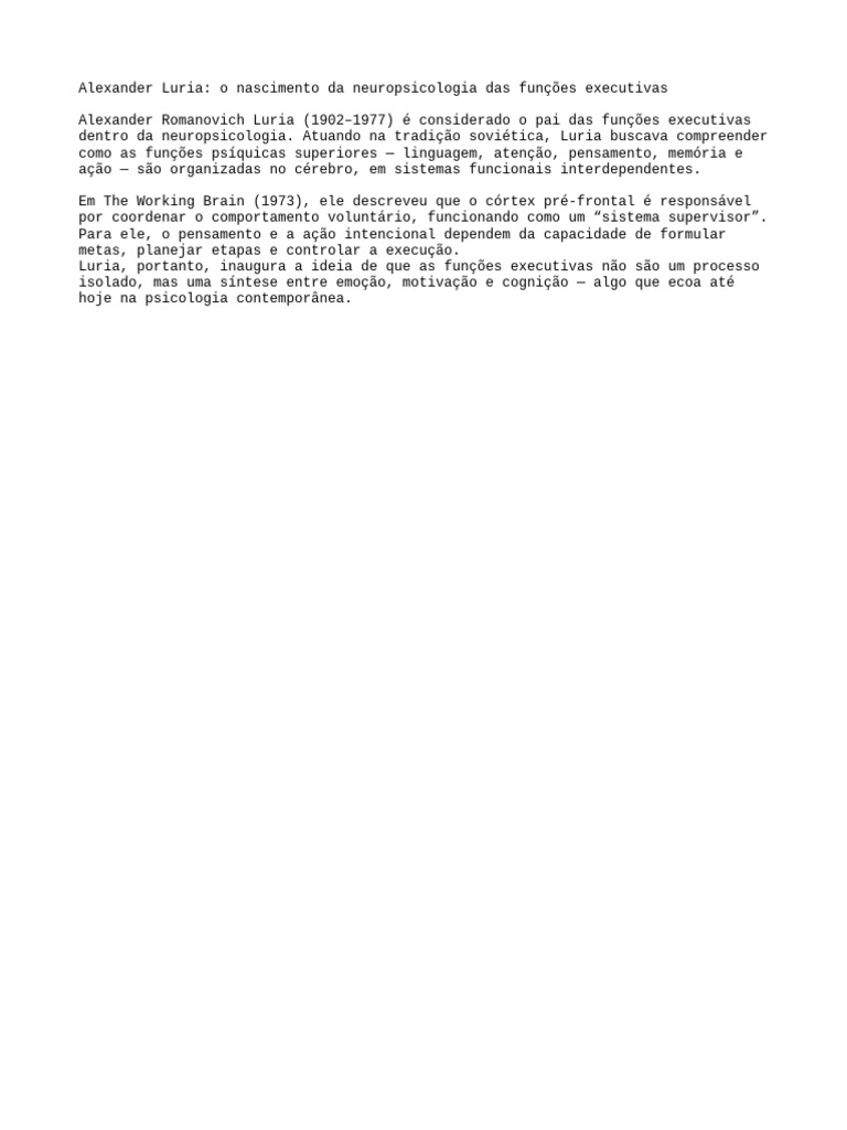 Luria | PDF