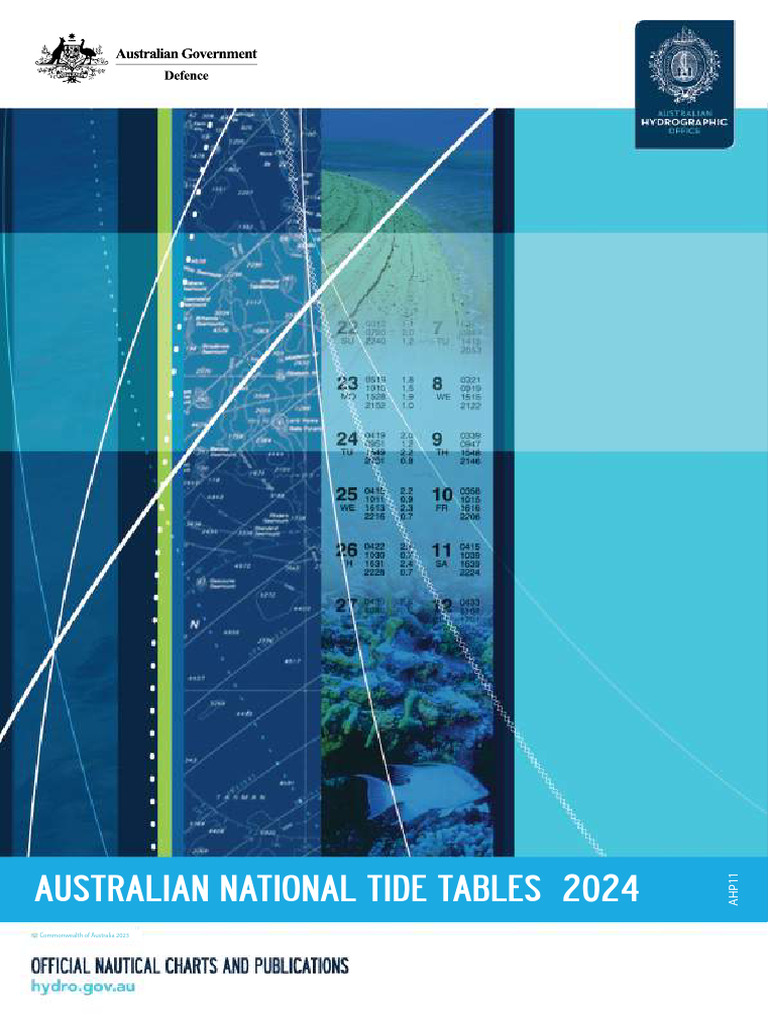 Australian National Tide Tables 2024 | PDF | Navigation | Physical ...