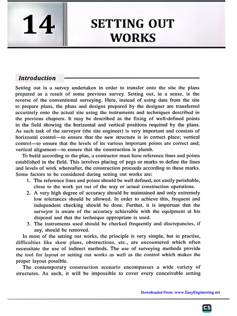 Setting Out | PDF