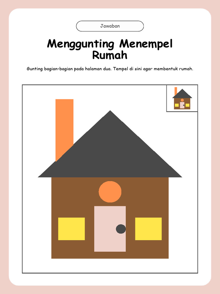 Menggunting Menempel Rumah | PDF