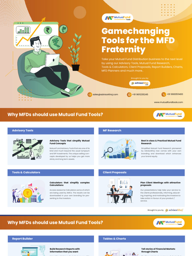 Mutual Fund Tools for MFDs | PDF | Mutual Funds | Investing