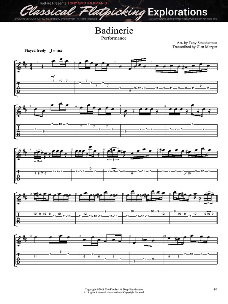 Badinerie - Performance | PDF