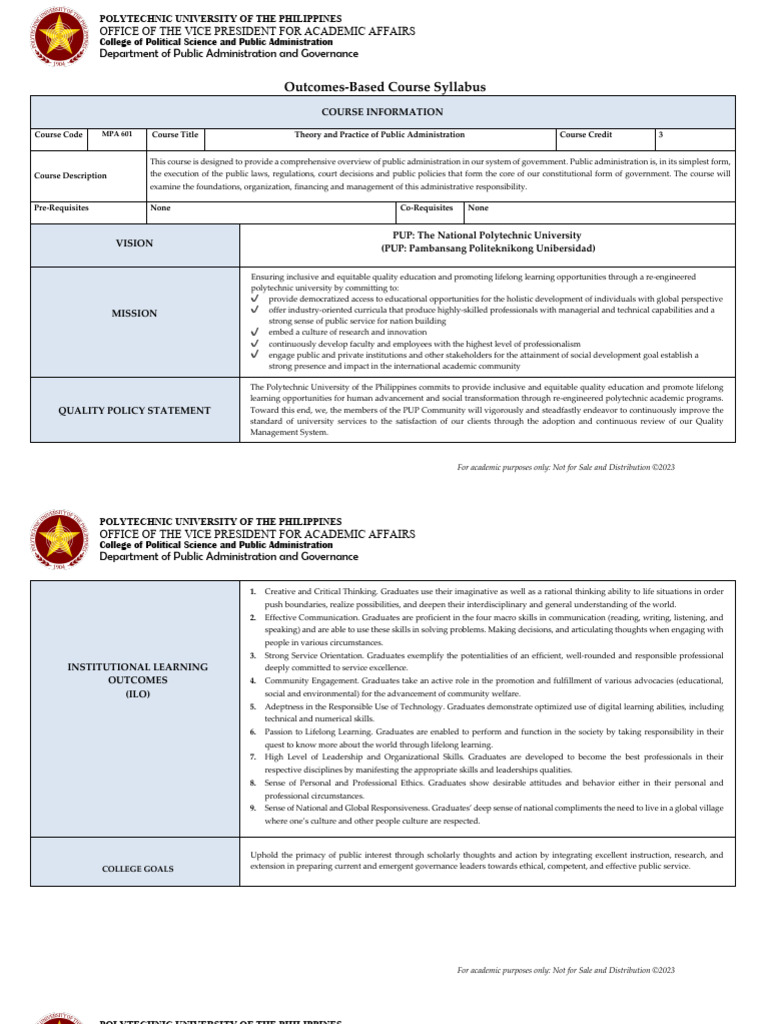 Theory and Practice of Public Administration | PDF | Governance ...