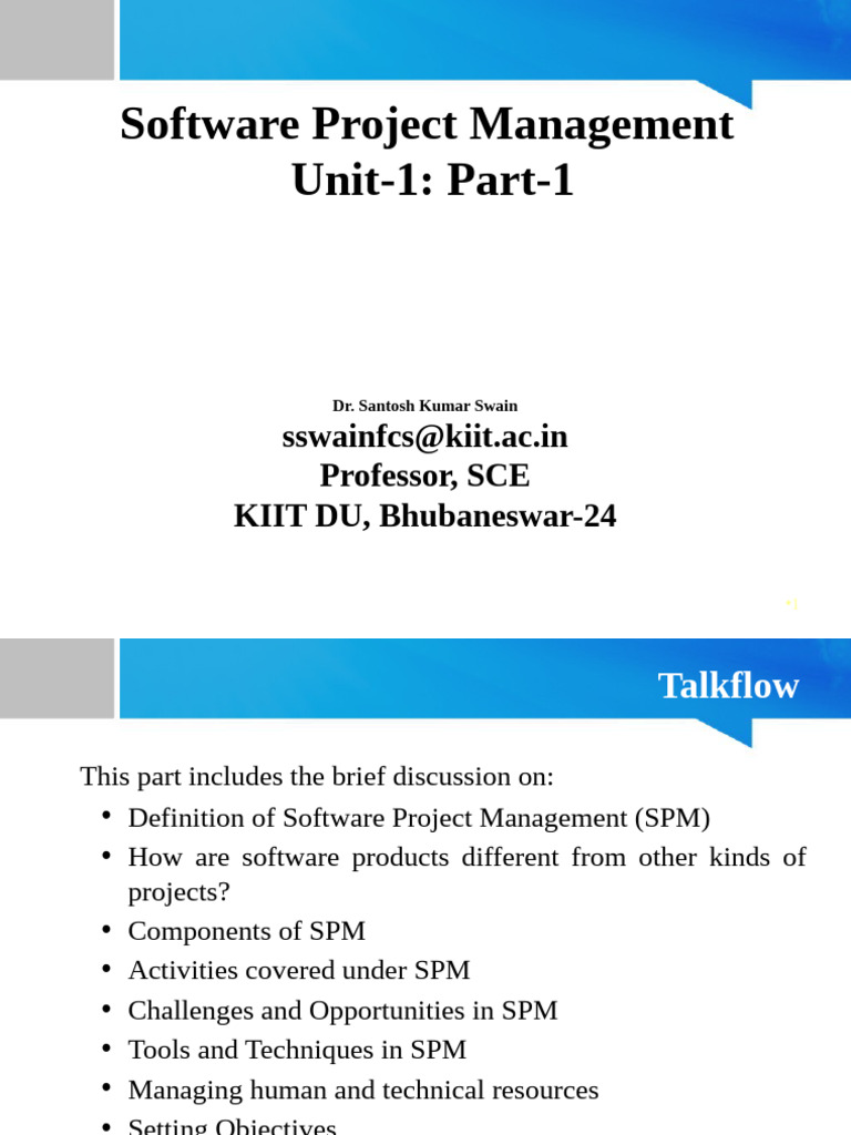 Software Project Management Overview | PDF | Project Management | Cloud ...