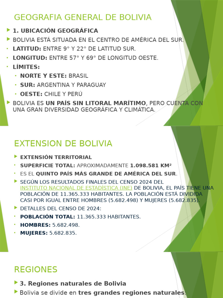 Geografia General de Bolivia 1ro B | PDF | Bolivia | Andes