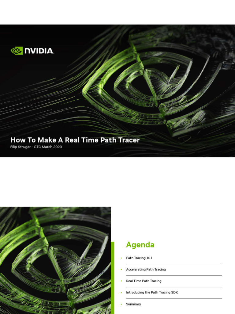 Real-Time Path Tracing Techniques Guide | PDF | Shader | 3 D Computer ...