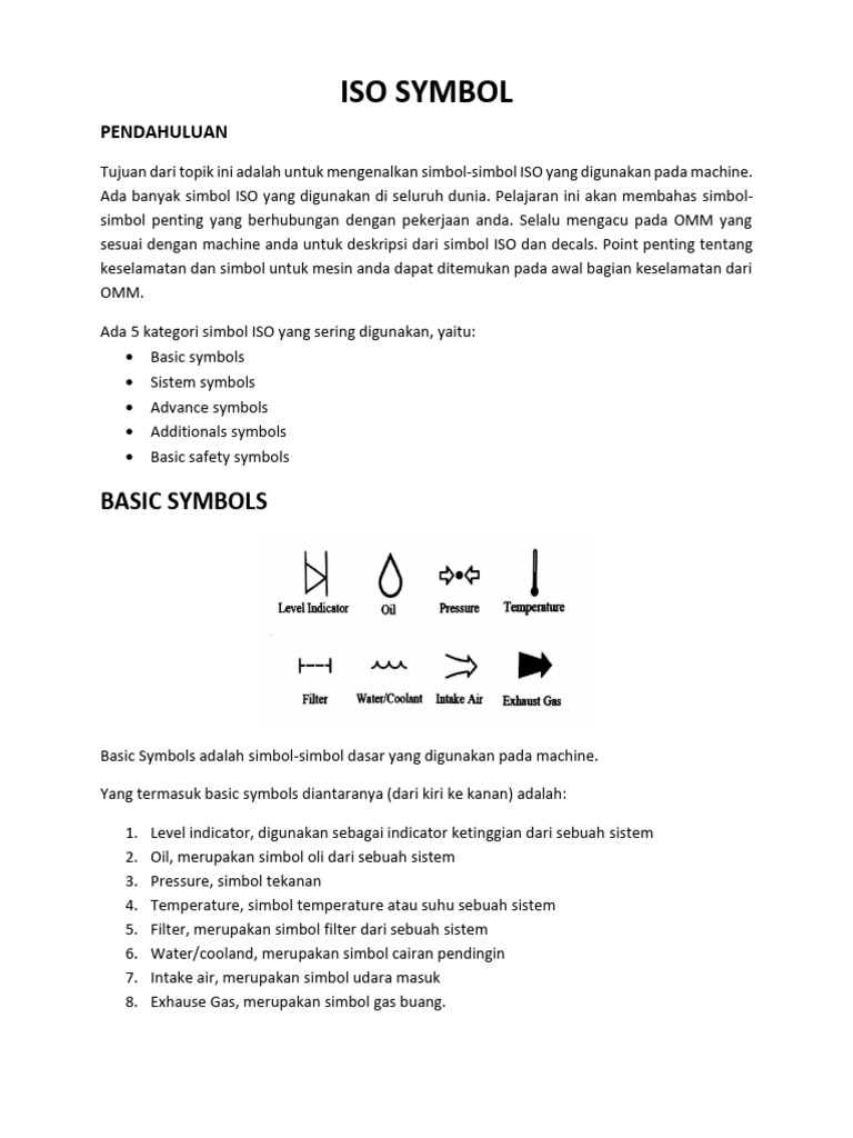 Iso Symbol | PDF