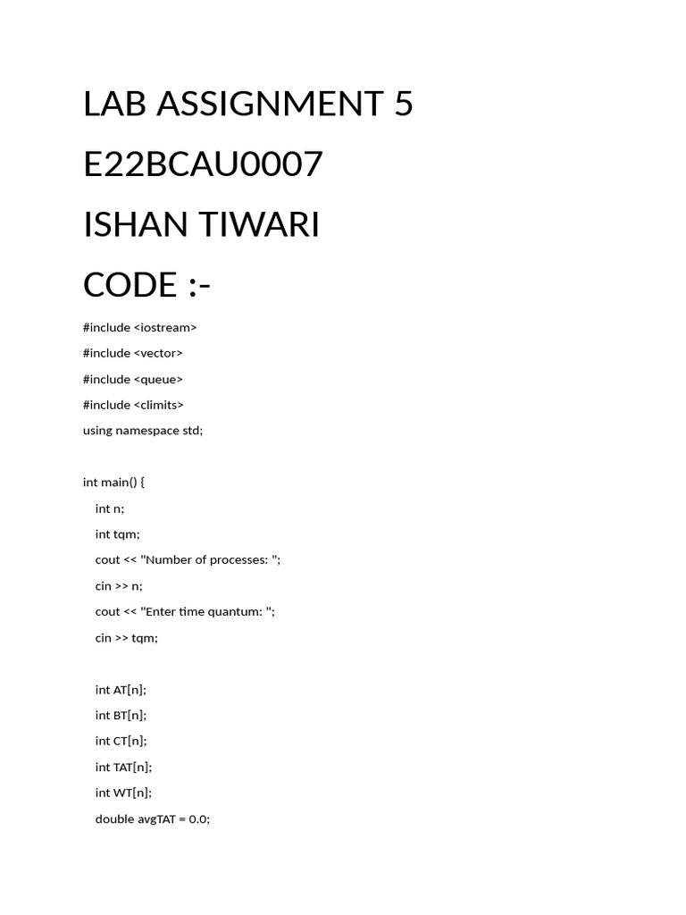 Os Ishan Lab 5 E22bcau0007 | PDF