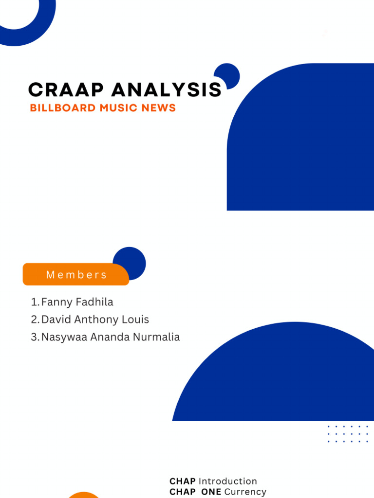 Craap Analysis | PDF