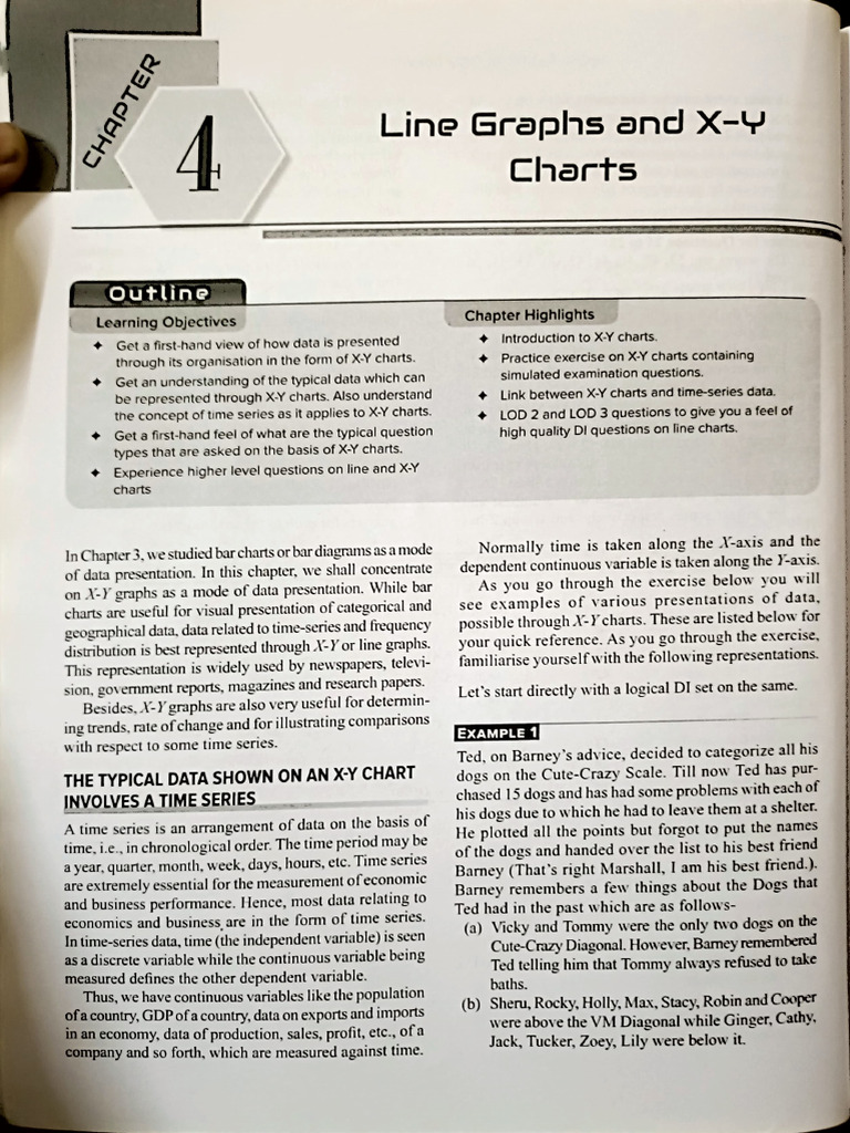 Line & Xy Charts-Di-Cat Qs | PDF
