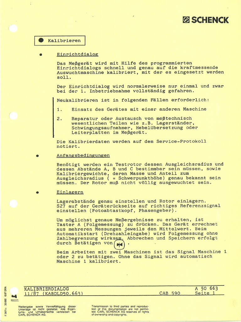 Schenck Cab 590.2 | PDF