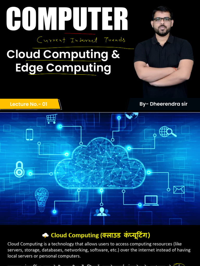 Cloud Compting & Edge Computing | PDF