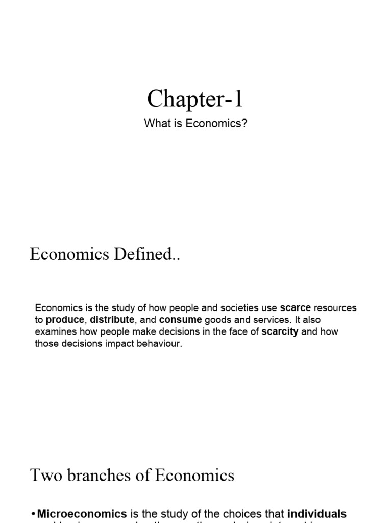 Lecture-1 | PDF | Economics | Economies