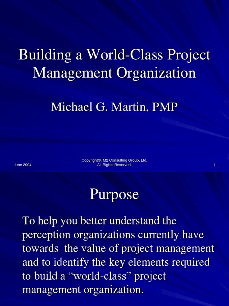 Building A World-Class PMO | PDF | Project Management | Software ...