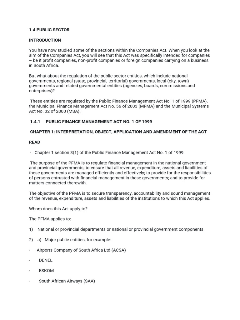 Regulation of Public Sector Entities | PDF | Public Finance | Expense
