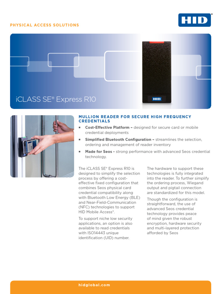 Pacs Iclass Se Express r10 Rdr Ds en 0 | PDF | Computing | Electronics