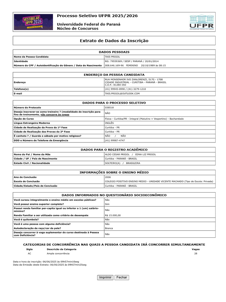 Núcleo de Concursos _ PROGRAP _ UFPR | PDF | Brasil