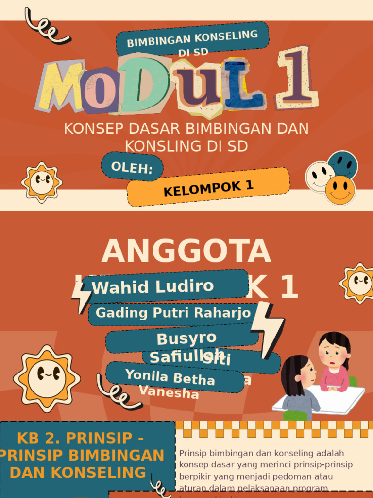 Kelompok 1 - Modul 1 - Bimbingan Konseling-1 | PDF