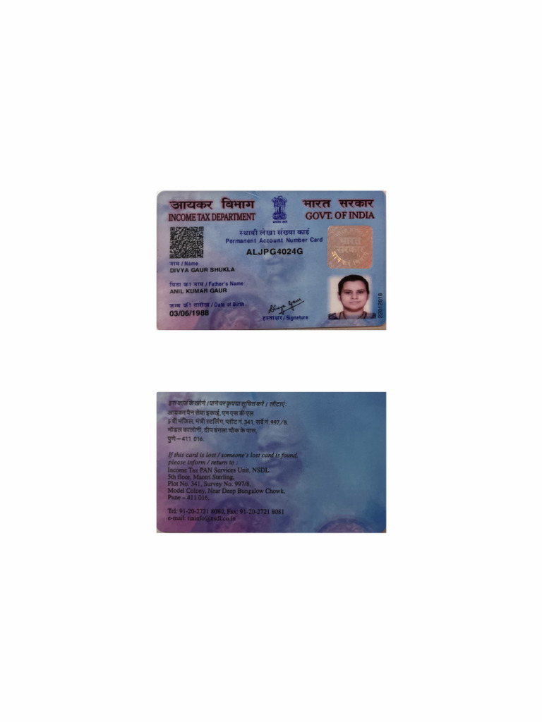 Dr Divya Gaur Shukla Pancard 1703856209 (1) | PDF
