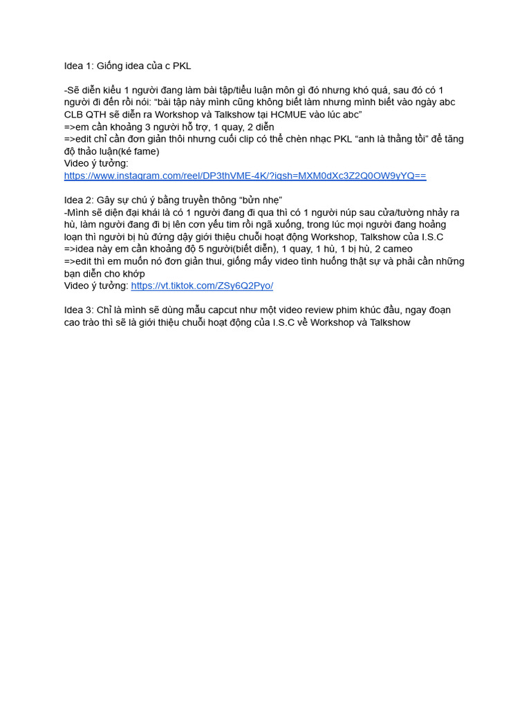 Idea Content Script | PDF