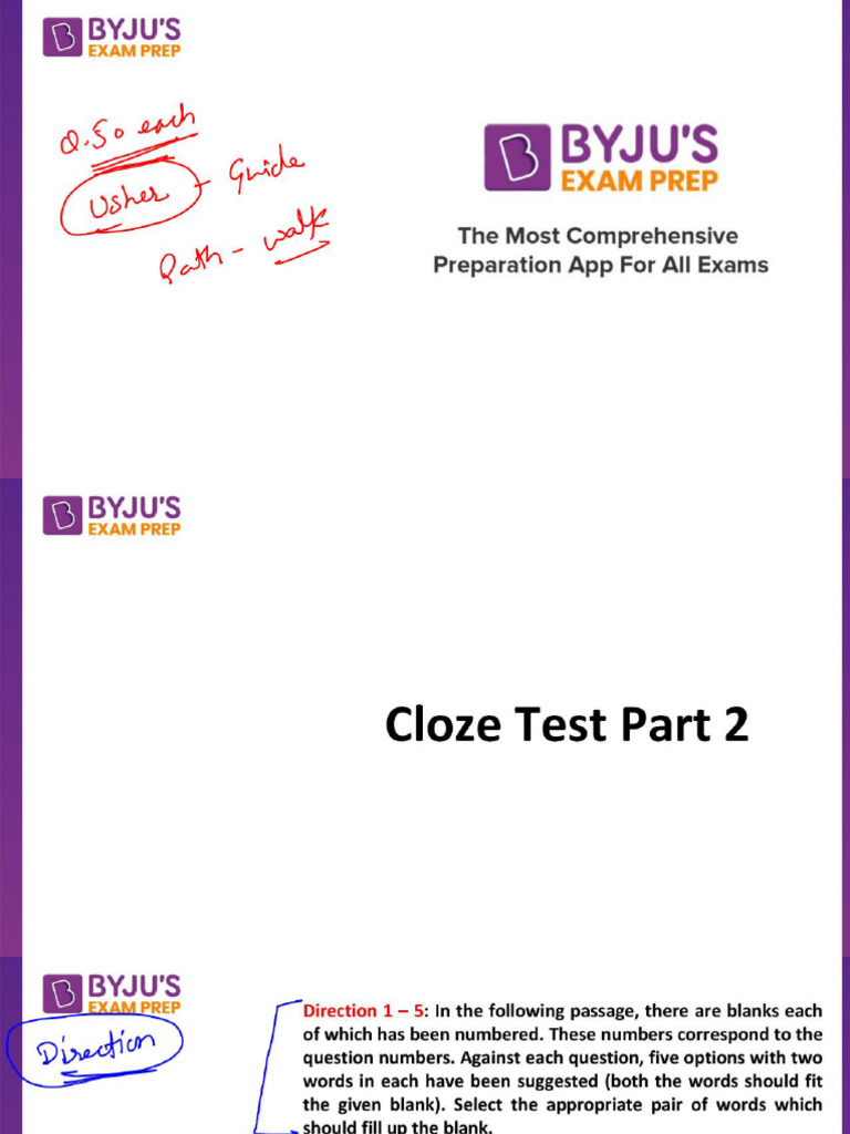Cloze Test 2 | PDF