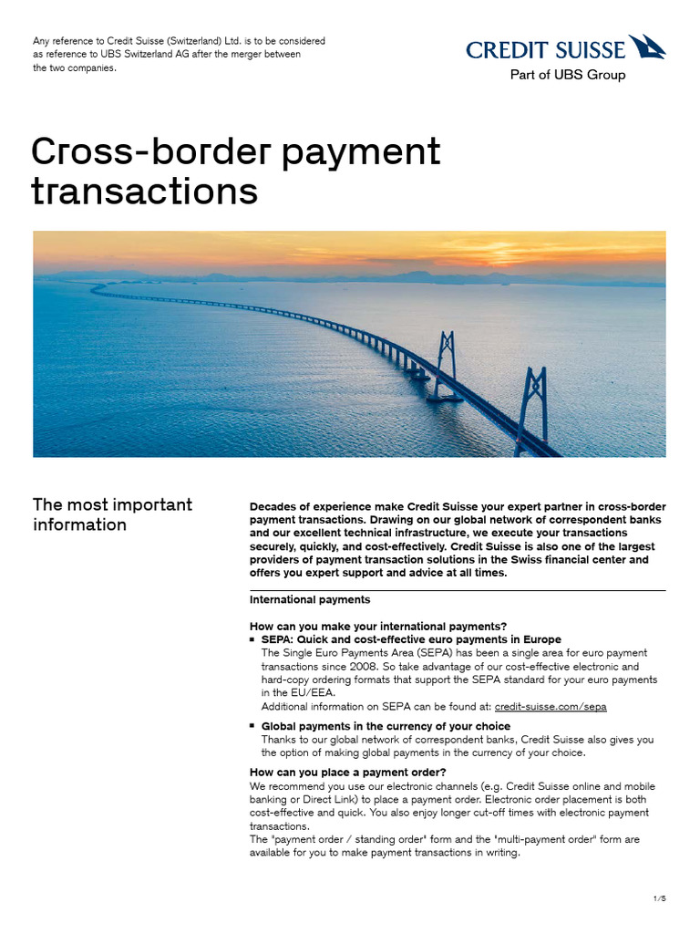 Cross-Border Payment Solutions Guide | PDF | Money | Financial Services