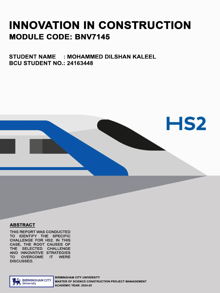 24163448-Batch 5-Innovation in Construction Report-Mohammed Dilshan Kaleel | PDF | Building ...
